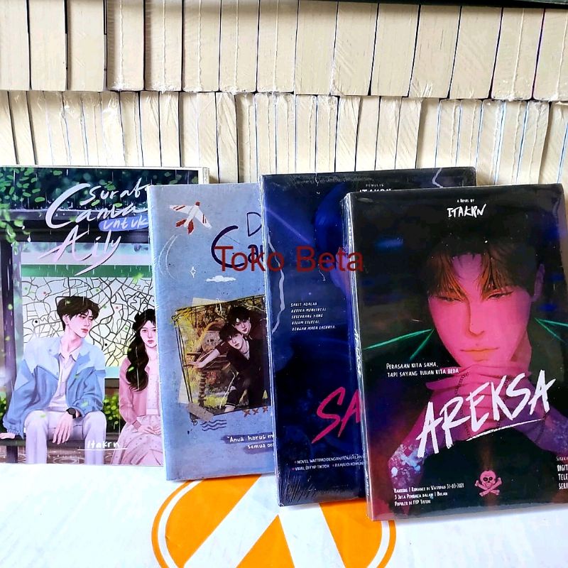 Jual Paket 4 Novel Areksa - Samuel - Diary Of Canva - Surat Canva ...