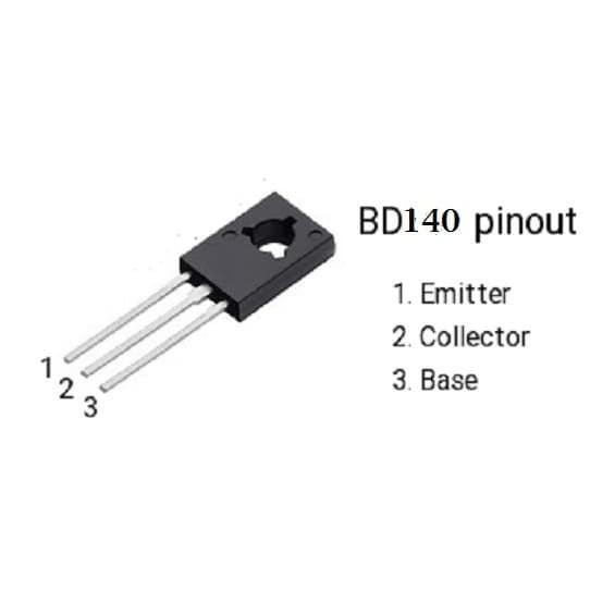 Jual BD140 PNP Transistor BD 140 Transistor Power | Shopee Indonesia