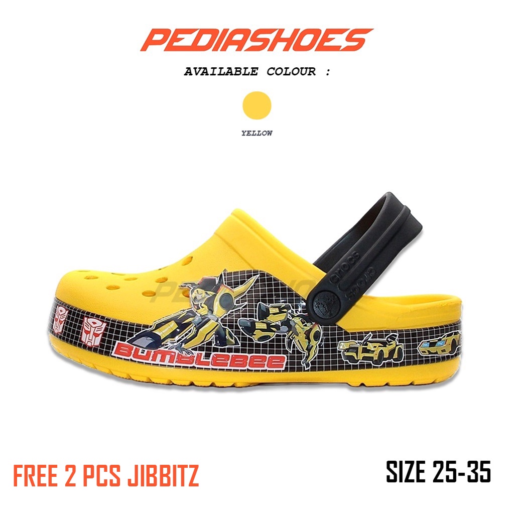 Jual Crocs Fun Lab Bumble Bee Kids Crocs Anak Cowo Sandal Anak Sandal ...