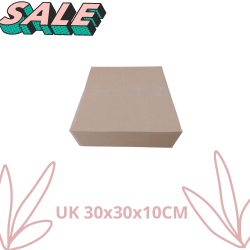 Jual DUS BOX UK 30x30x10 CM ( 10 PCS ) | Shopee Indonesia