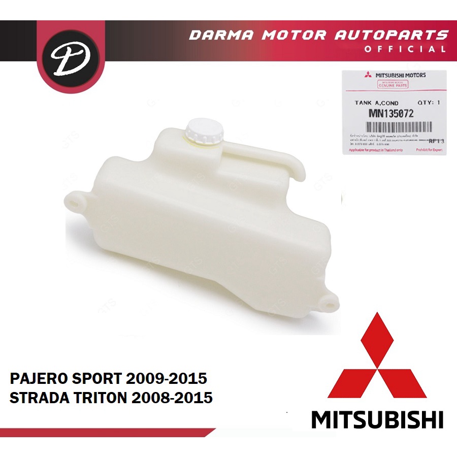 Jual Tabung Air Radiator Pajero Sport Triton 2.5 Asli MN135072 Ori ...