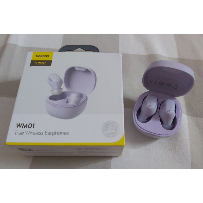 Jual Baseus Encok WM01 (Ungu) | Shopee Indonesia