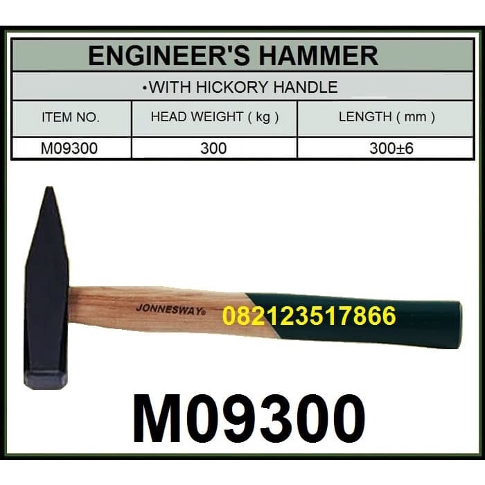Jual JONNESWAY ENGINEER'S HAMMER PALU MEKANIK JONESWAY - M09300 ...