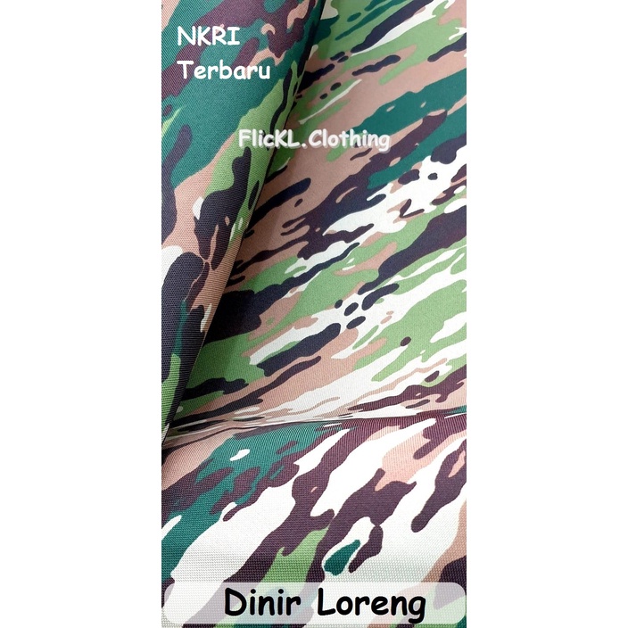 Jual Kain Dinir Loreng Bahan Denir Loreng Kanvas Dinir Loreng Denir ...
