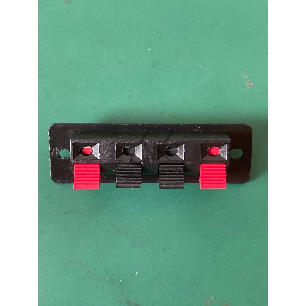 Jual 10 BUAH TERMINAL SPEAKER 4 PIN KONEKTOR TERMINAL JEPIT AUDIO ...