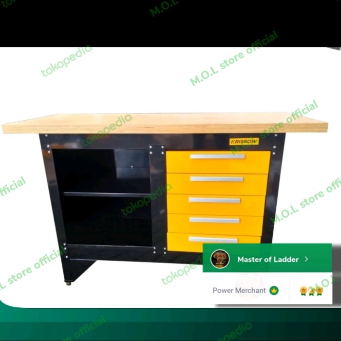 Jual KRISBOW WORK BENCH 137X51X86.5CM LRWBR1 KW0100816 | Shopee Indonesia