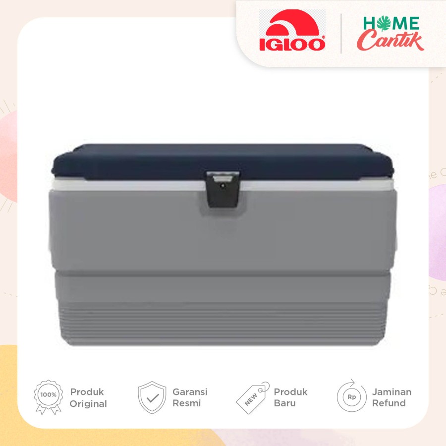 Jual Igloo 66 Ltr Cooler Box Maxcold 70qt - Abu-abu | Shopee Indonesia