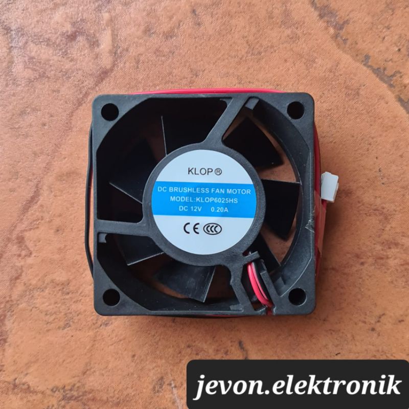 Jual Klop Brushless Fan DC 4x4 5x5 6x6 8x8 9x9 12x12 cm 12V Motor Kipas ...