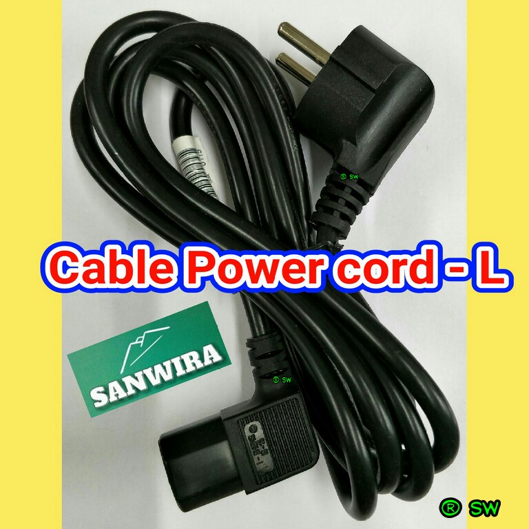 Jual Kabel power L ac cord / c13 l / kabel listrik / kabel colokan c13 ...