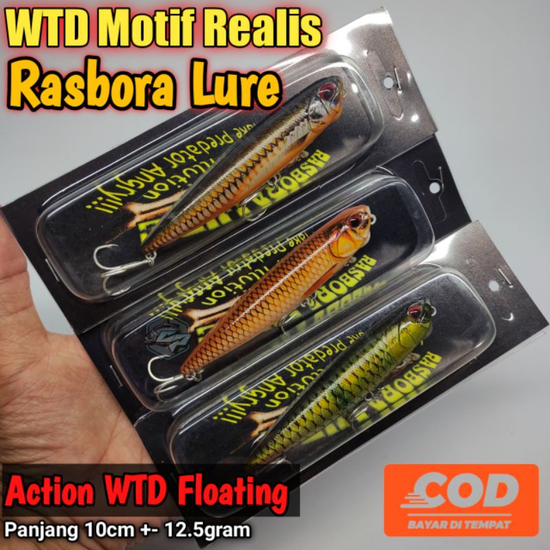 Jual WTD Realis RASBORA LURE motif seluang hampala ikan mas | Shopee ...