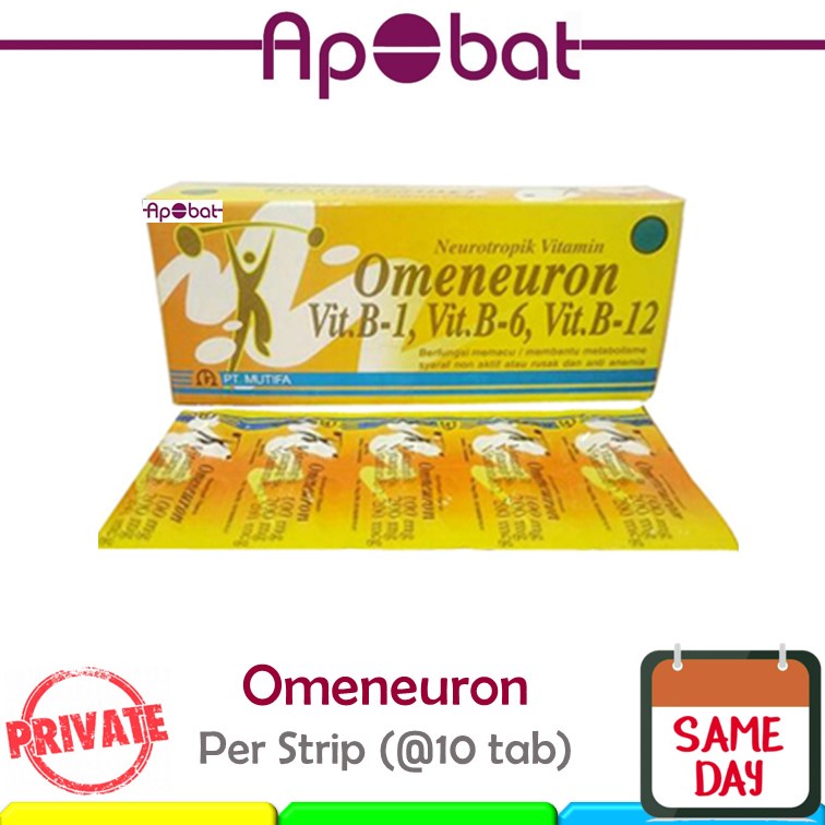 Jual - ApObat - Omeneuron STRIP Obat Vitamin B Komplek Complex Kompleks ...