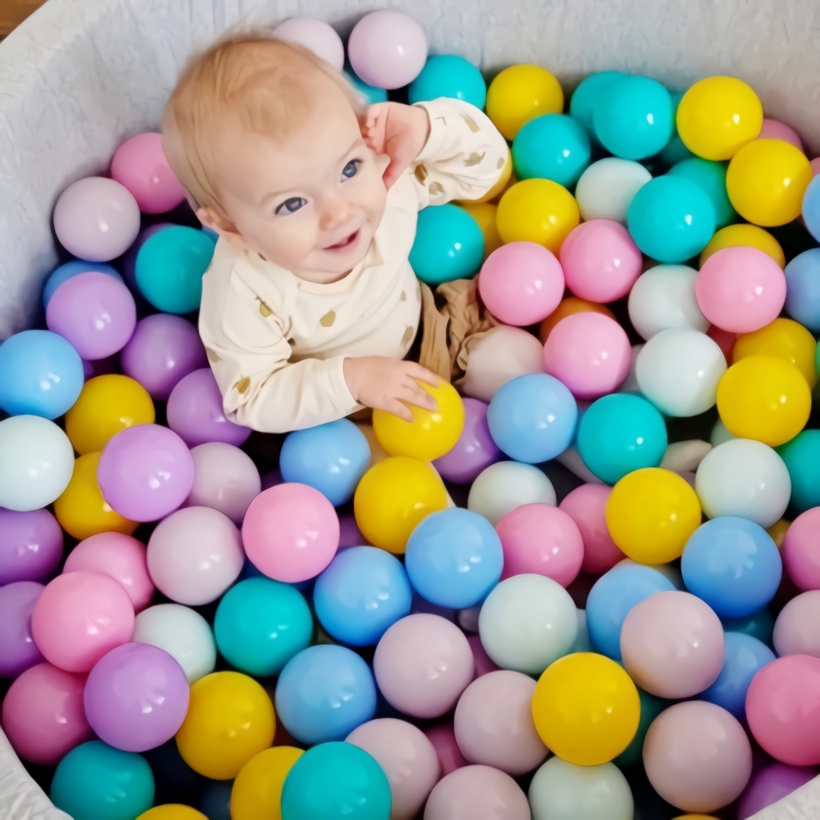 Jual Bola Mandi - Mainan Mandi Bola Plastik Warna Pastel Premium Isi ...