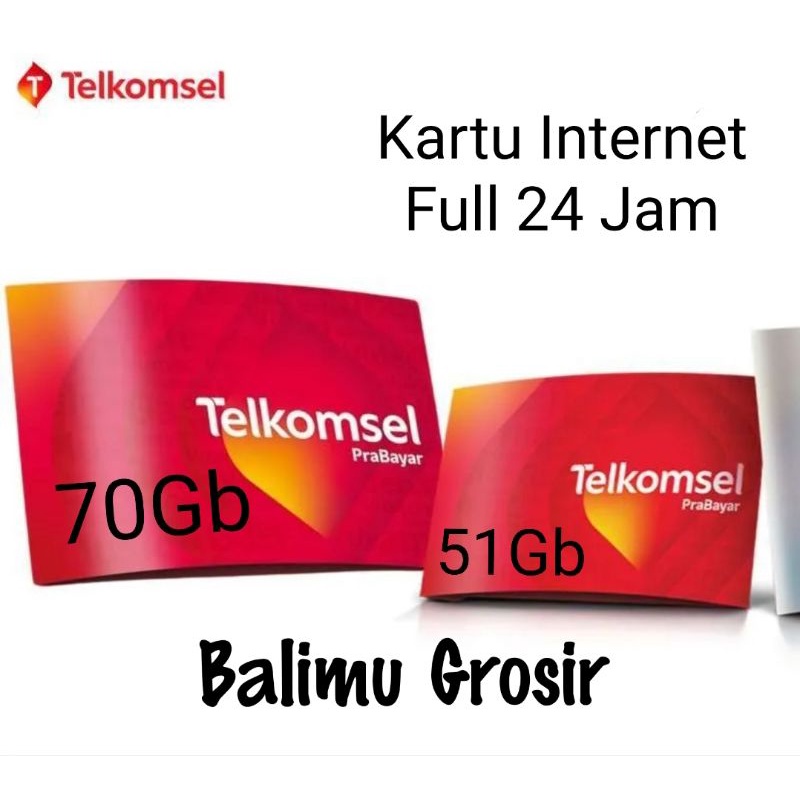 Jual Kartu Internet Telkomsel Internet Max 70Gb | 60 Gb --Bali Nusra ...