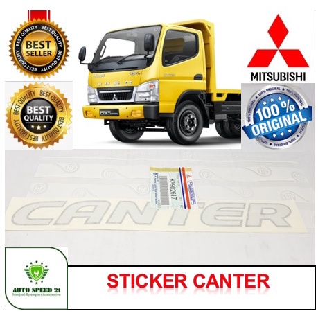 Jual STIKER LOGO TULISAN CANTER STICKER LABEL CANTER 110PS 125PS 136PS ...