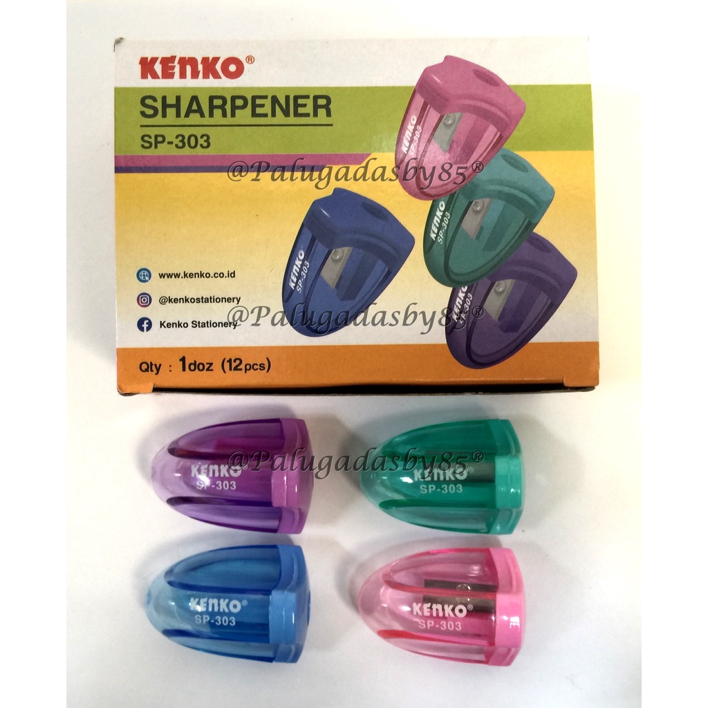 Jual (1 Biji) Rautan KENKO SP-303 / Sharpener Kenko SP-303 / Ongotan ...