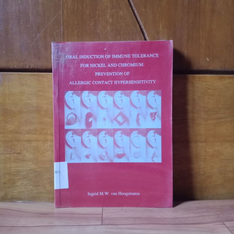 Jual BUKU ORIGINAL ORAL INDUCTION OF IMMUNE TOLERANCE FOR NICKEL AND ... Jual BUKU ORIGINAL ORAL INDUCTION OF IMMUNE TOLERANCE FOR NICKEL AND ...