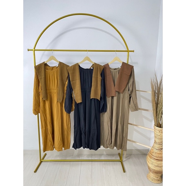 Jual BJ - dress premium model shall bangkok | Shopee Indonesia