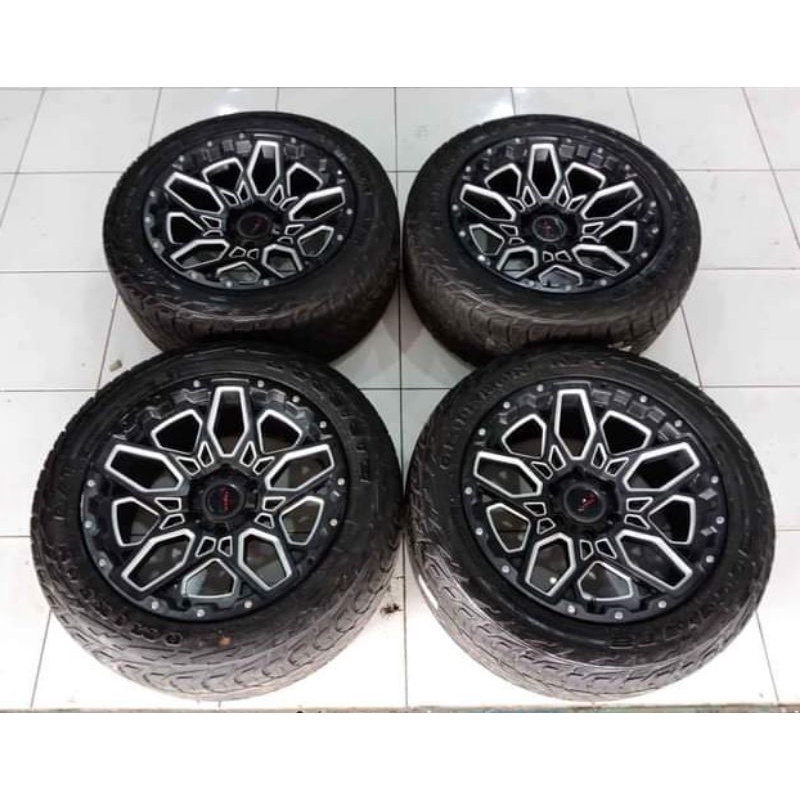 Jual Velg Paketan dan ban mobil Racing Hsr Ushi Ring 20 Pcd 6x139,7 ...