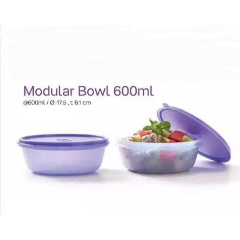 Jual Mangkok Bertutup Tupperware Modular Bowl (1) | Shopee Indonesia