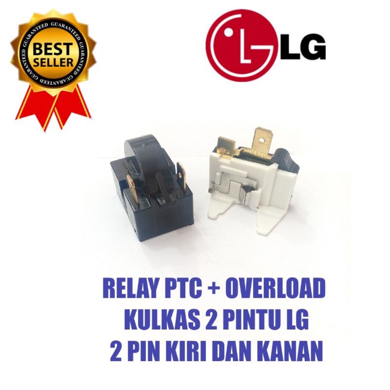 Jual RELAY PTC + OVERLOAD KULKAS LG 2 PINTu | Shopee Indonesia