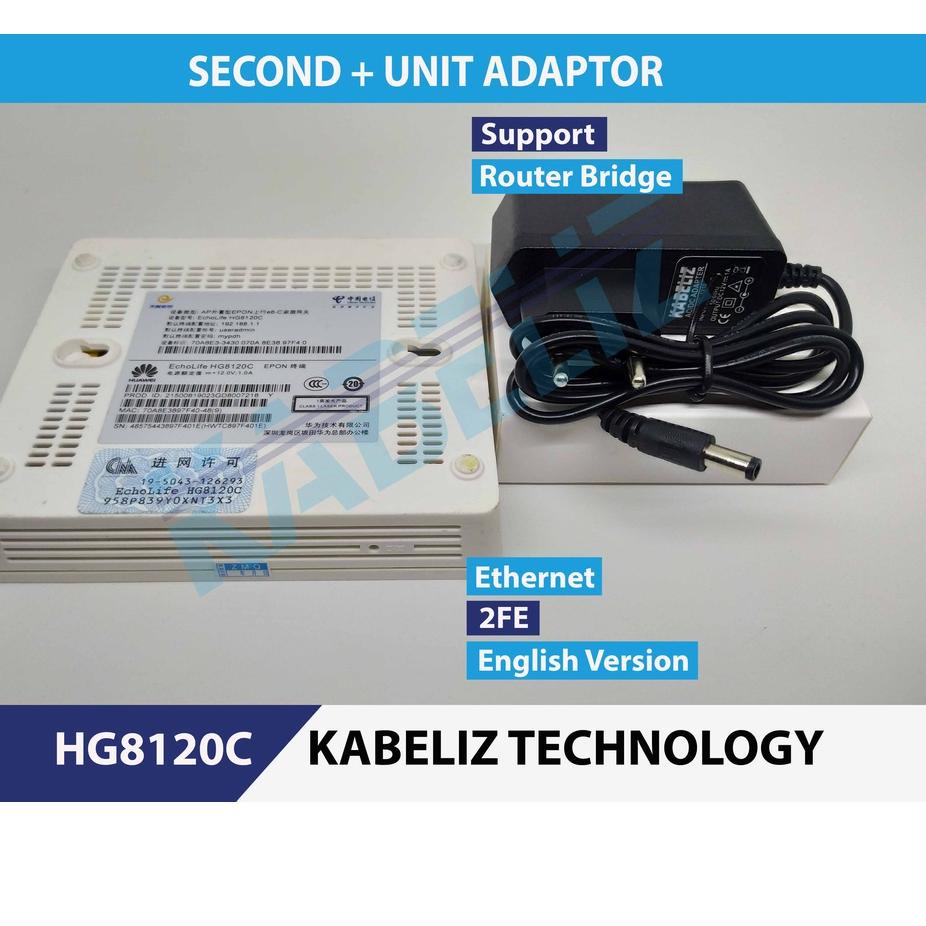 Jual Harga Spesial ONU EPON HUAWEI HG8120C ONT NON WIFI SUPPORT ALL OLT ...