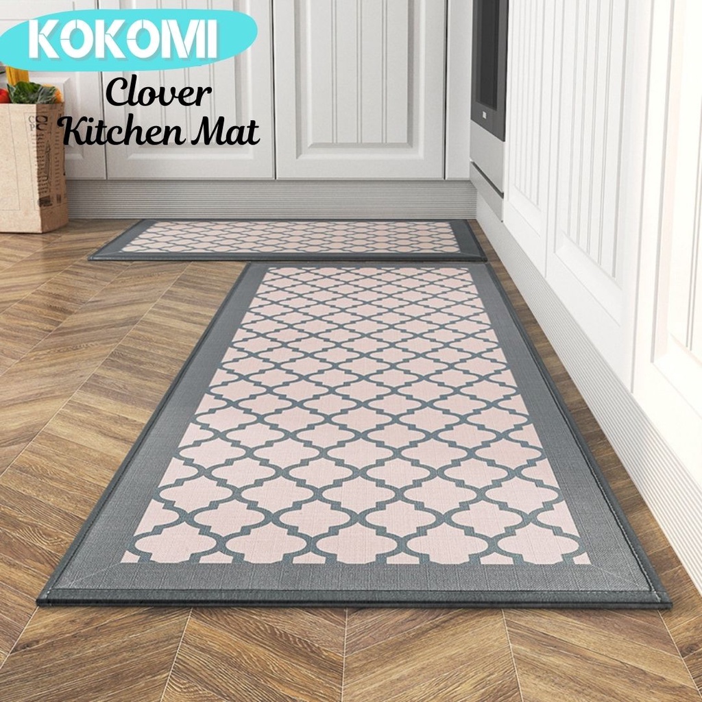 Jual KOKOMI Keset Dapur Premium Clover Keset Lantai Karpet Dapur Tahan ...