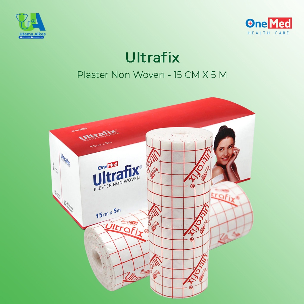Jual ULTRAFIX | PLASTER NON WOVEN | 15 CM X 5 M | ONEMED | Shopee Indonesia