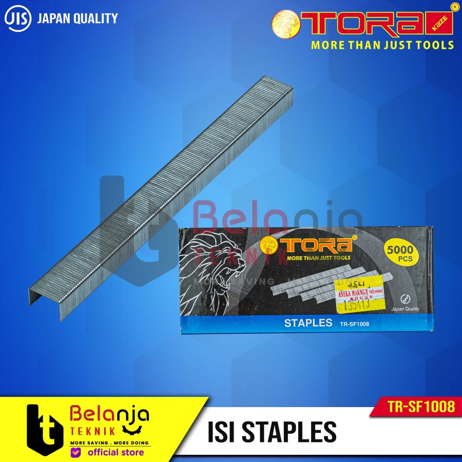 Jual TORA Refill Stapler Paku Tembak 8MM Model U Isi Staples Guntacker ...