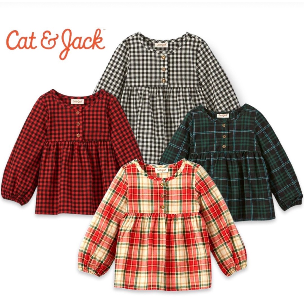 Jual Tunik Anak Cat&Jack/Blouse Anak Perempuan (1-5 tahun) | Shopee ...