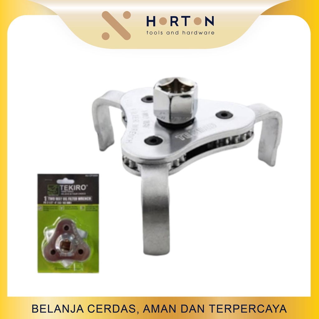 Jual TEKIRO Kunci Oli Filter 3 Kaki 2 Arah / Two Way Oil Filter ...