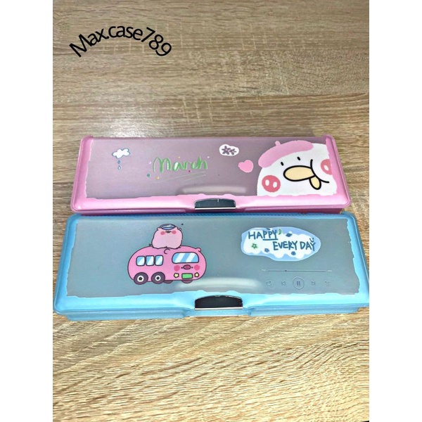 Jual KOTAK PENSIL 2IN1 POLOS / KOTAK PENSIL SEKOLAH / TEMPAT PENSIL ...