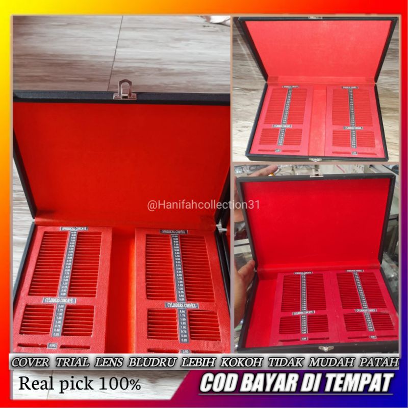 Jual Trial Lens Set Alat Priksa Mata Manual Bahan Bludru Awet Tidak ...