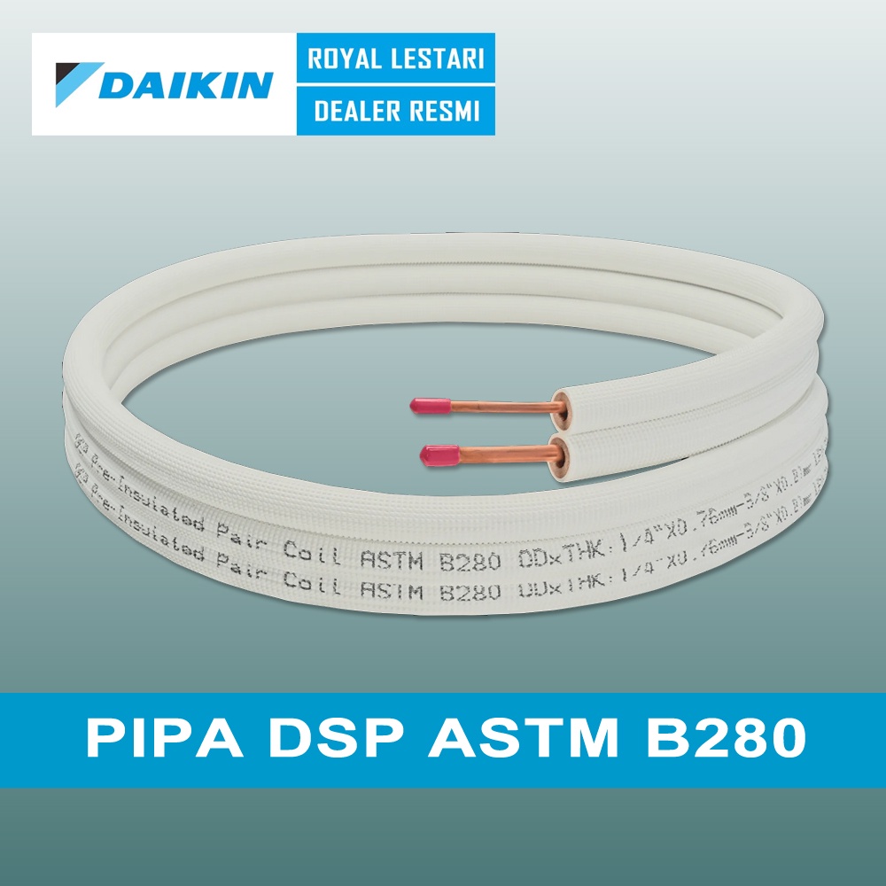 Jual Pipa AC DSP ASTM B280 1/4" x 5/8" (0,76mm) 1 roll / 30 meter | Shopee Indonesia