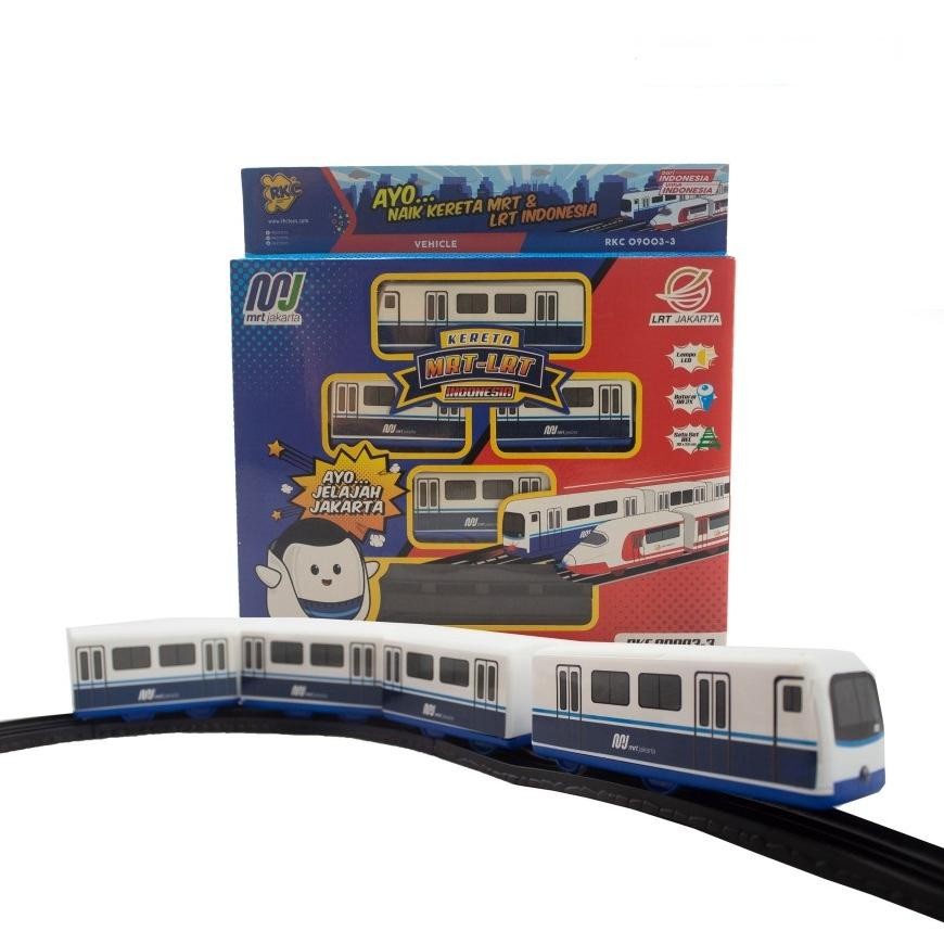 Jual Mainan Kereta Api MRT LRT Train track set edukasi anak | Shopee Indonesia