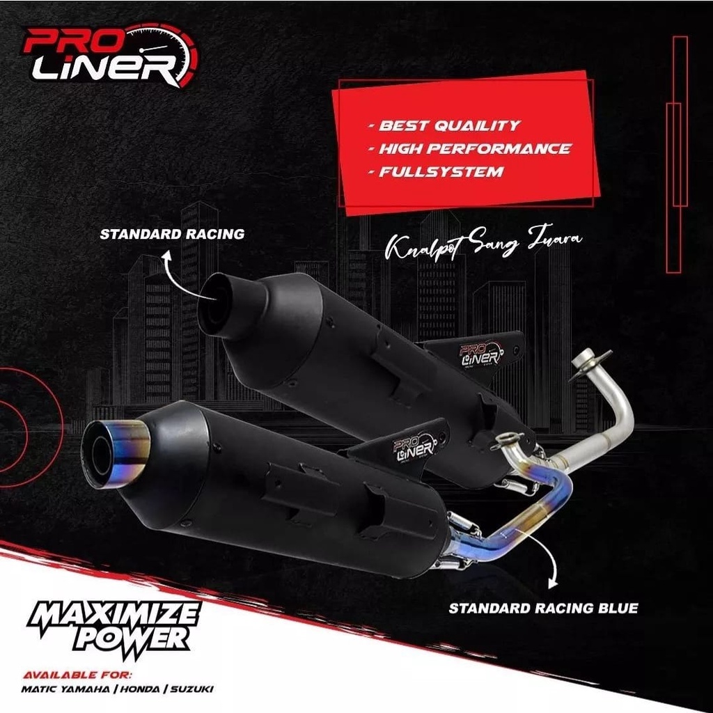 Jual Knalpot PROLINER Standar MIO J XEON RC NMAX Old Vario 125 Vario ...