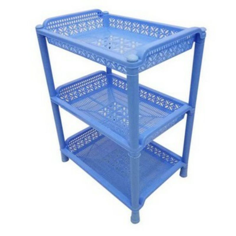 Jual rak dokumen / rak buku multi 3 susun/ rak dapur plastik ukuran ...