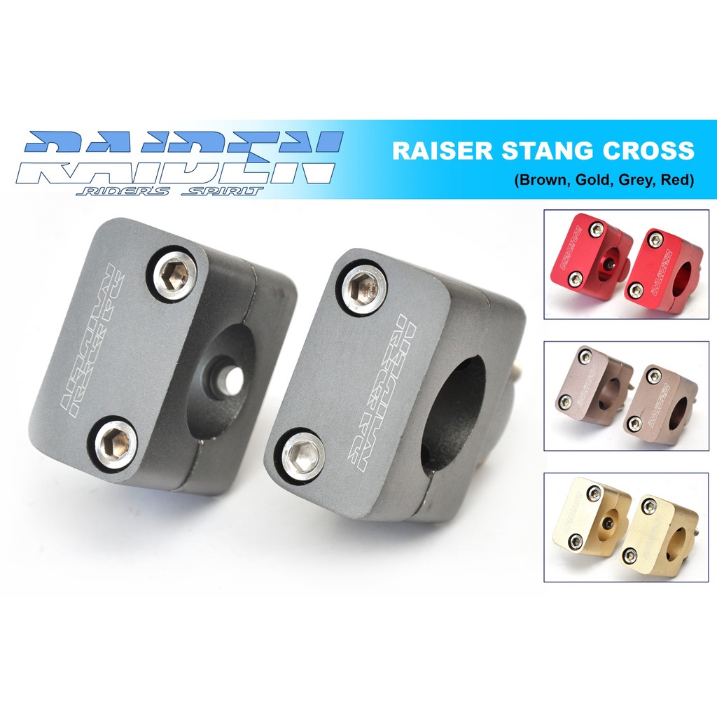 Jual RAISER STANG CROSS RAIDEN FATBAR CNC | Shopee Indonesia