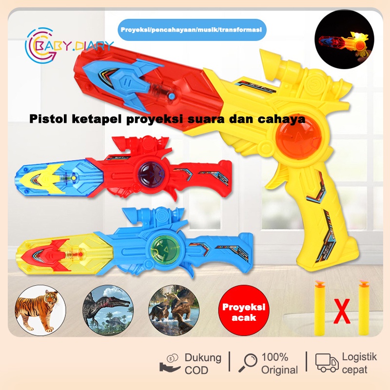 Jual [COD] MAINAN PEDANG PISTOL / Mainan anak / pistol ketapel proyeksi ...