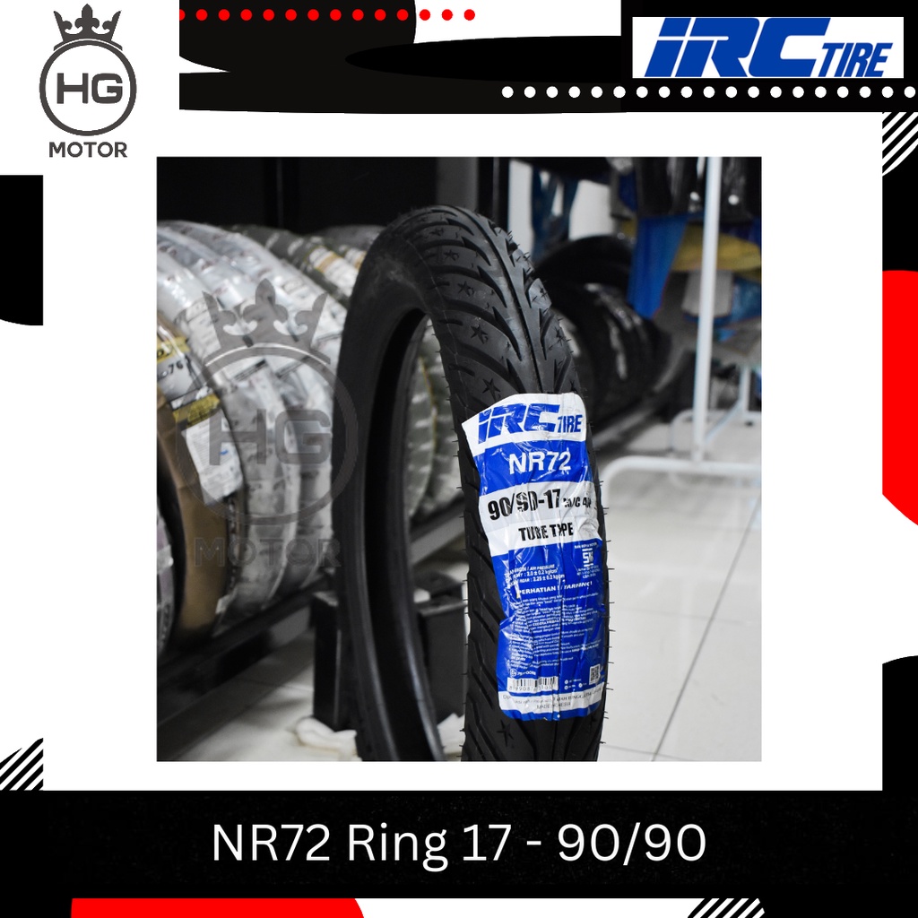 Jual Ban Motor Supra Jupiter Satria IRC NR 72 90/90 ring 17 Tube Type ...