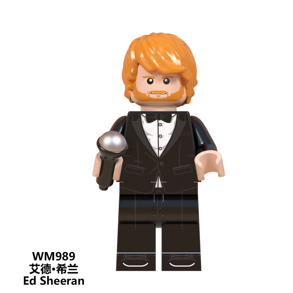 Jual Brick Minifigure Celebrity Ed Sheeran 2 Artis Singer Penyanyi ...