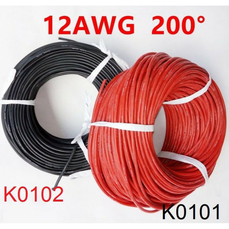 Jual 10Cm Kabel Silikon 12AWG 200° Cable Silicone Lipo Battery | Shopee ...