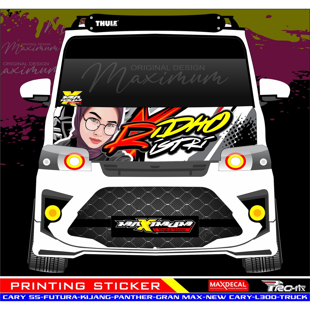 Jual STICKER KABIN DEPAN PICKUP GRANMAX /KABIN DEPAN GRANDMAX CUSTOM ...