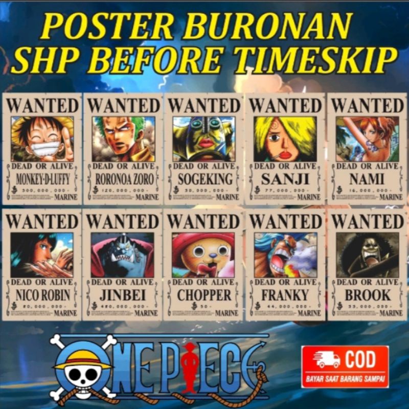 Jual POSTER BURONAN/BOUNTY SHP ONEPIECE terbaru | Shopee Indonesia