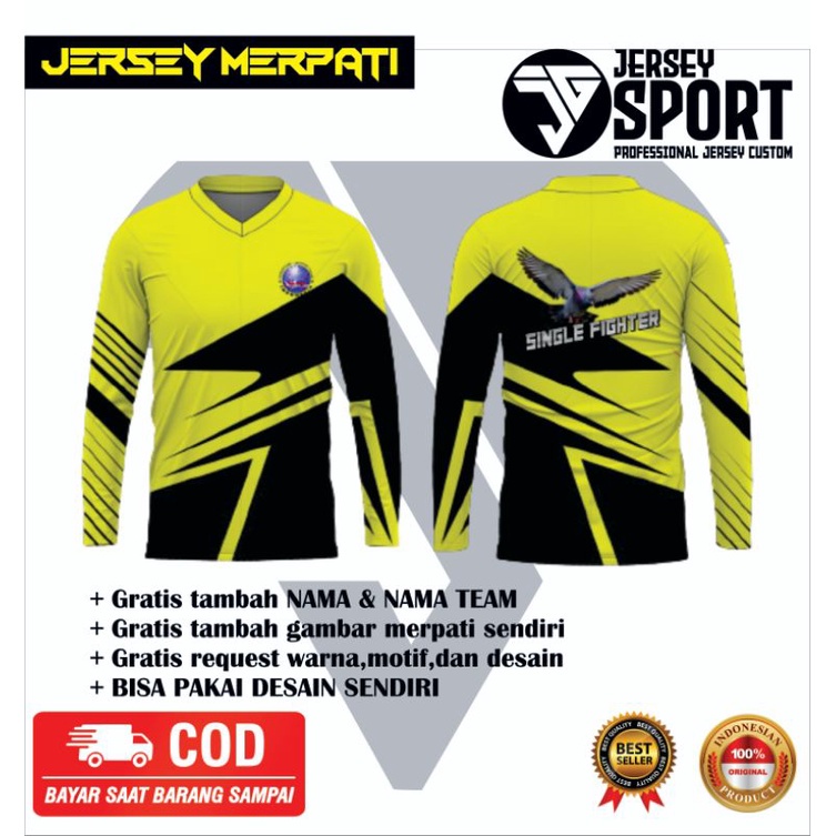 Jual Jersey MERPATI BALAP CUSTOM DESAIN BEBAS REQUEST | Shopee Indonesia