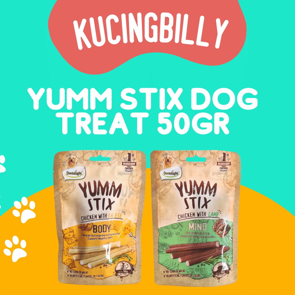 Jual Yumm stix Dentalight snack anjing dog treat 50gr | Shopee Indonesia