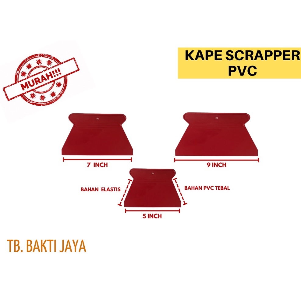 Jual KAPE PVC MERAH 5 INCH 7 INCH 9 ICNH TERMURAH | Shopee Indonesia