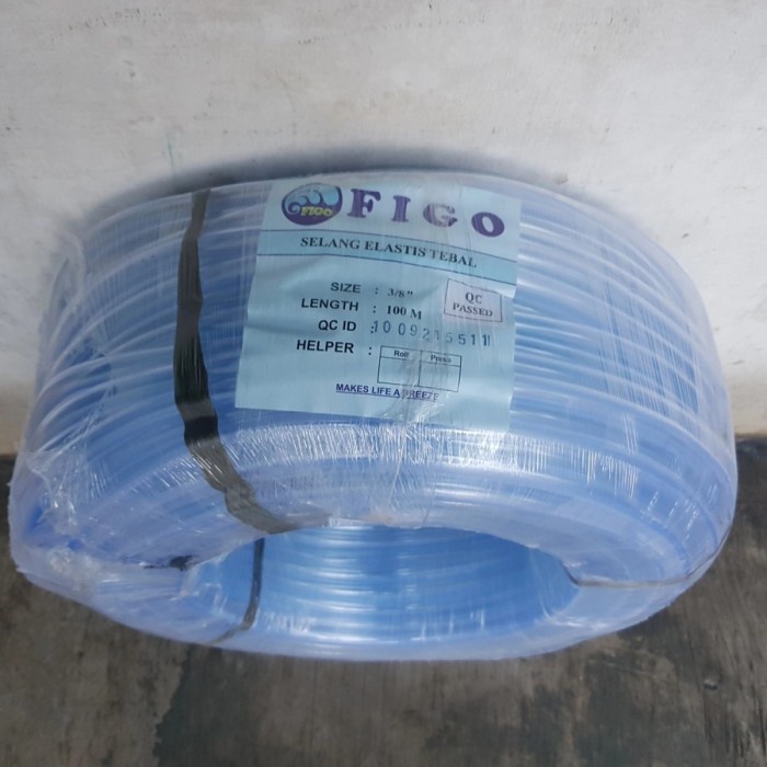 Jual Selang Bening 3/8 inch merk Figo Tebal dan Elastis / Selang 3/8 ...