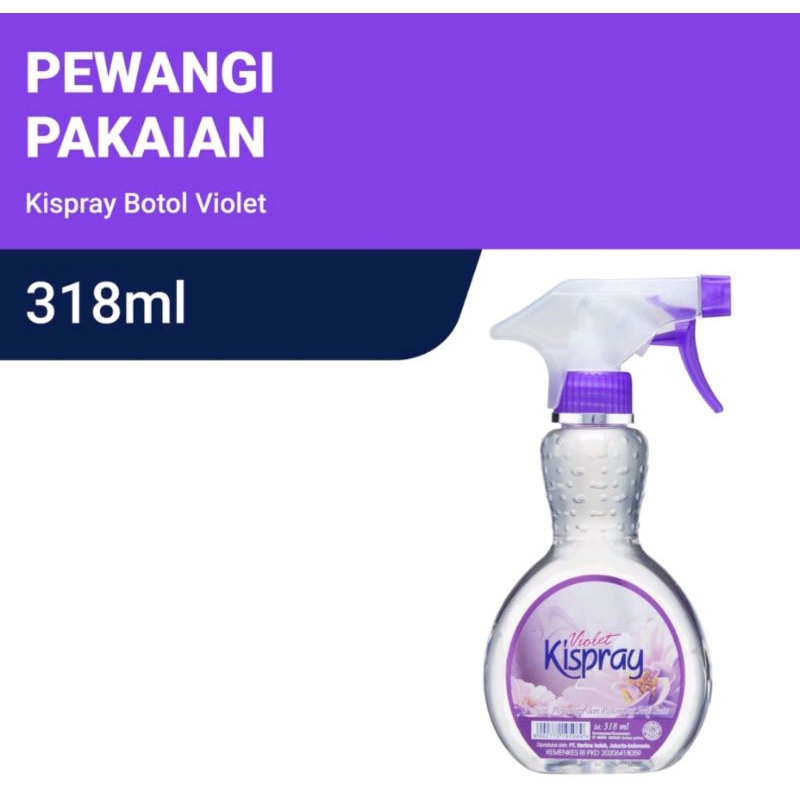 Jual Kispray Botol Pelicin Pakaian all varian 318ml | Shopee Indonesia