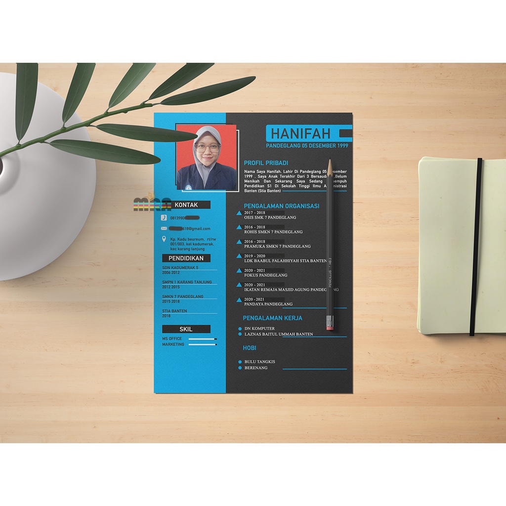 Jual Desain CV / Jasa Desain CV Curriculum Vitae | Shopee Indonesia