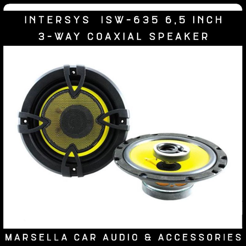 Jual Speaker Intersys ISW-635 6,5 Inch 3-Way Coaxial Speaker | Shopee ...